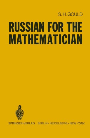 Russian for the Mathematician | SpringerLink