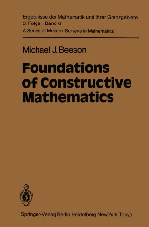 Foundations of Constructive Mathematics | SpringerLink
