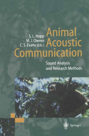 Animal Acoustic Communication | SpringerLink