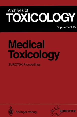 Medical Toxicology | SpringerLink