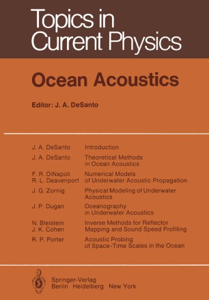 Ocean Acoustics | SpringerLink