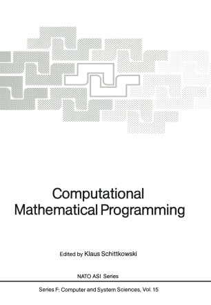 Computational Mathematical Programming | SpringerLink