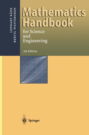 Mathematics Handbook for Science and Engineering | SpringerLink