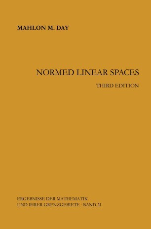 Normed Linear Spaces | SpringerLink