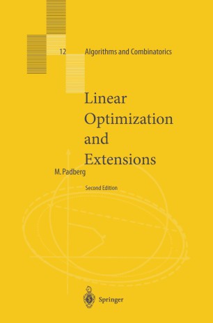 Linear Optimization and Extensions | SpringerLink