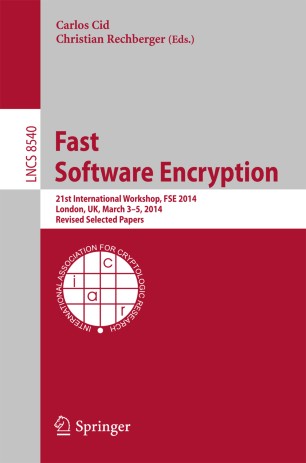 Fast Software Encryption | SpringerLink