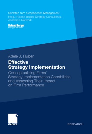 Effective Strategy Implementation | SpringerLink