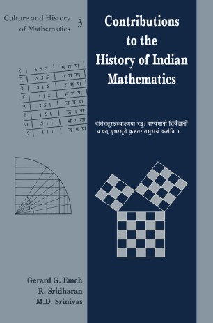 Contributions to the History of Indian Mathematics | SpringerLink