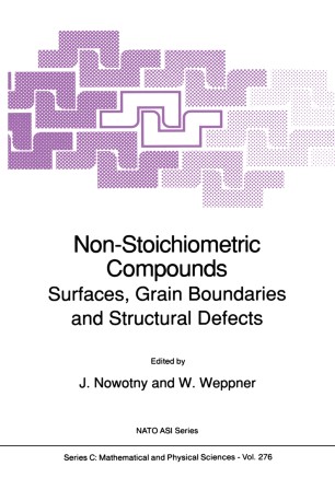 Non-Stoichiometric Compounds | SpringerLink