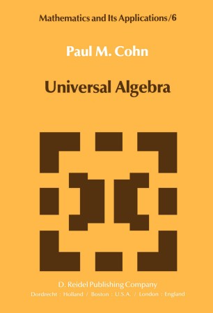 Universal Algebra | SpringerLink