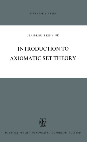 Introduction to Axiomatic Set Theory | SpringerLink