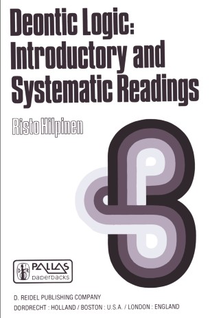 Deontic Logic: Introductory and Systematic Readings | SpringerLink