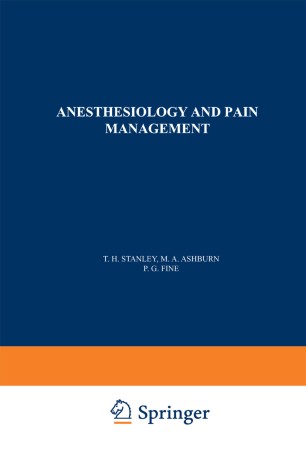 Anesthesiology and Pain Management | SpringerLink