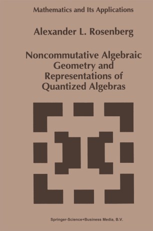 Noncommutative Algebraic Geometry and Representations of Quantized ...