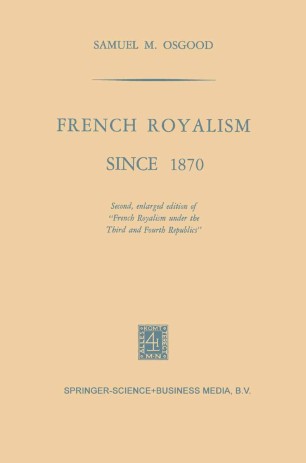 French Royalism Since 1870 | SpringerLink