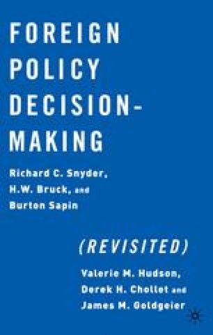 Decision-Making as an Approach to the Study of International Politics ...