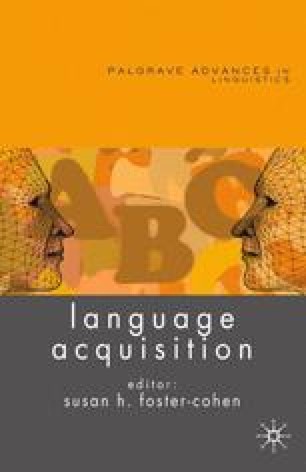 Universal Grammar Approaches to Language Acquisition | SpringerLink