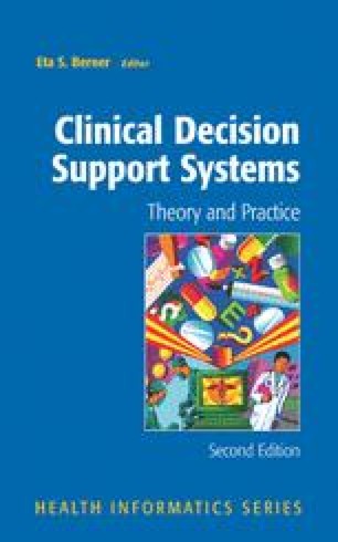 Overview of Clinical Decision Support Systems | SpringerLink