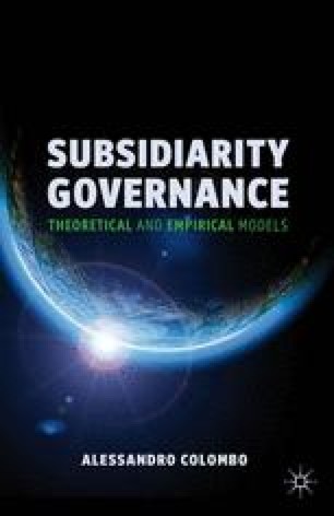 Principle of Subsidiarity and Lombardy: Theoretical Background and ...