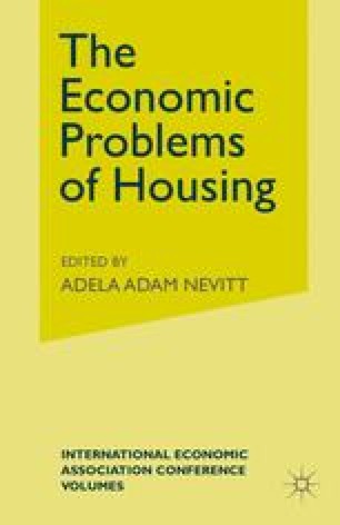 Housing Problems In Developing Countries | SpringerLink