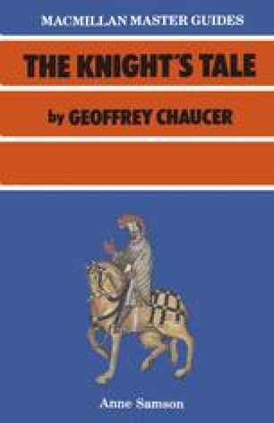The Knight’s Tale: Summary and Critical Commentary | SpringerLink