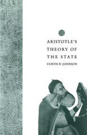 Aristotle’s Theory of the State | SpringerLink