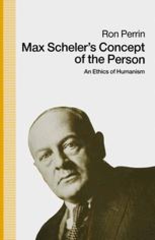 Scheler’s Hierarchy of Values | SpringerLink