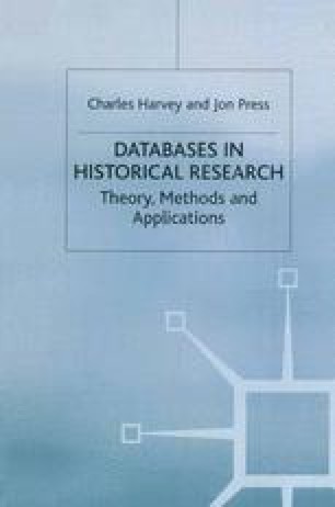 Databases in Historical Research | SpringerLink