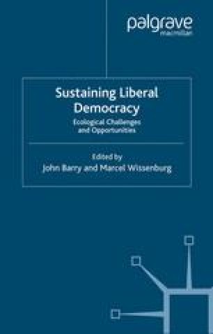 Greening Liberal Democracy: Practice, Theory and Political Economy ...