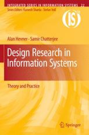 Design Science Research in Information Systems | SpringerLink