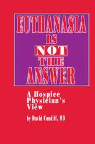 Traditional Arguments Against Euthanasia | SpringerLink
