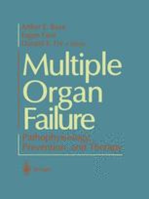 Epidemiology, Risk Factors, and Outcome of Multiple Organ Dysfunction ...