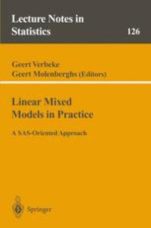 Linear Mixed Models for Longitudinal Data | SpringerLink