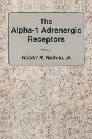 Structure—Activity Relationships for alpha-1 Adrenergic Receptor ...