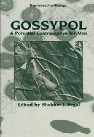 Trial of Gossypol as a Male Contraceptive | SpringerLink