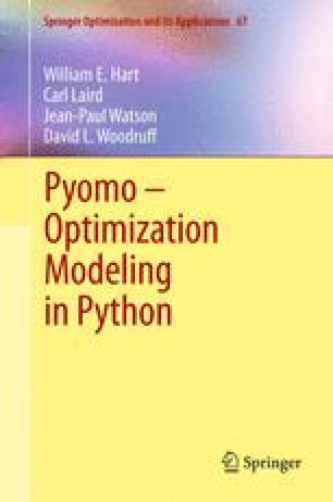 Pyomo Modeling Strategies | SpringerLink