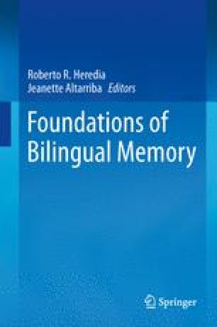 Bilingual Dual Coding Theory and Memory | SpringerLink