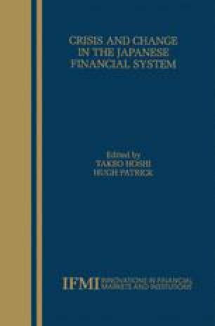 The Japanese Financial System: An Introductory Overview | SpringerLink
