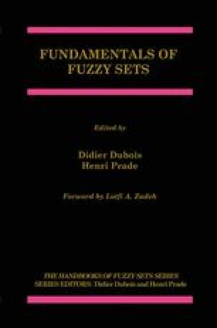 Fuzzy Sets: History and Basic Notions | SpringerLink