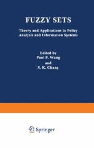 Fuzzy Sets: Theory of Applications to Policy Analysis and Information Systems | SpringerLink