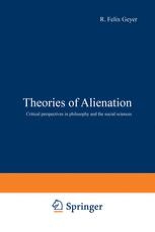 Alienation as a Concept in the Social Sciences | SpringerLink