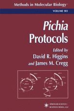 Introduction to Pichia pastoris | SpringerLink