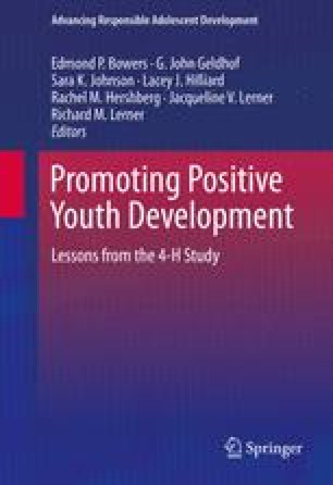The Five Cs Model of Positive Youth Development | SpringerLink