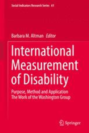 The Washington Group’s Contribution to Disability Statistics and a Look ...