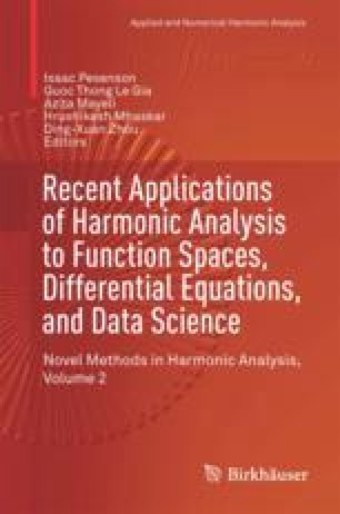 Harmonic Analysis Methods for Function Spaces, Differential Equations and Data Science ...