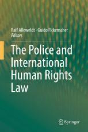 Police and Human Rights: Fundamental Questions | SpringerLink