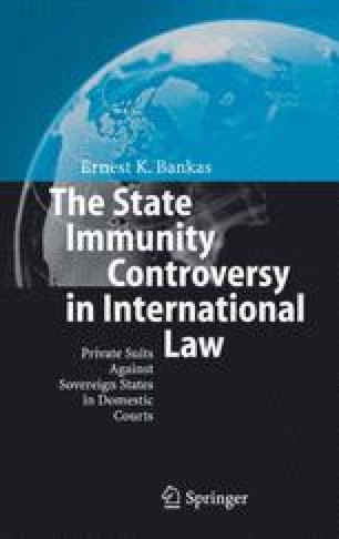 The Development of Sovereign Immunity | SpringerLink