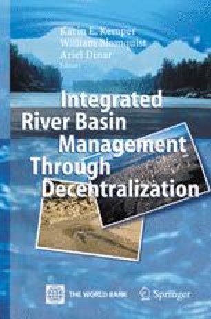 River Basin Management: Conclusions and Implications | SpringerLink