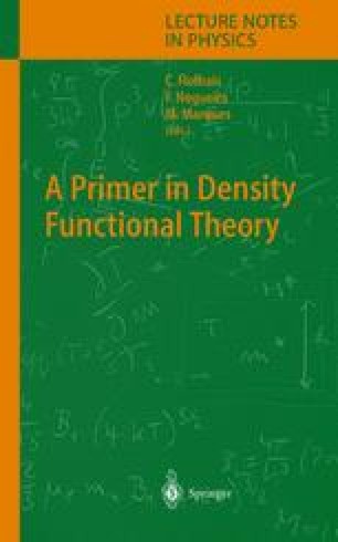A Tutorial on Density Functional Theory | SpringerLink