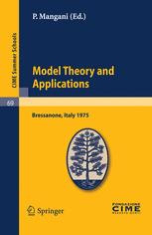 Model Theory and Applications | SpringerLink